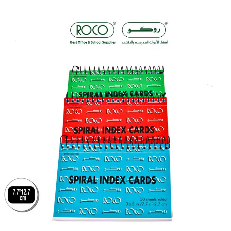 Roco Index Cards 3x5 in - Mawahib Bookstore