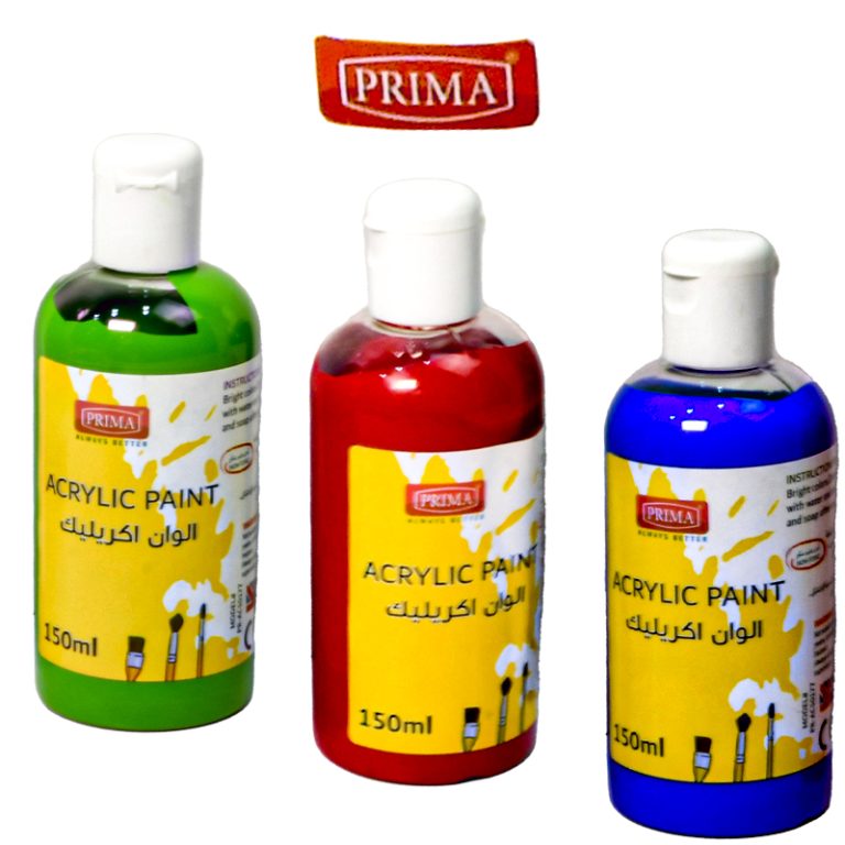 Prima Acrylic Colors 150 ml - Mawahib Bookstore