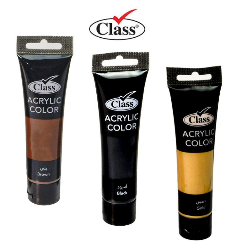 Acrylic colors 60 ml class (Acrylic Paint) - Mawahib Bookstore