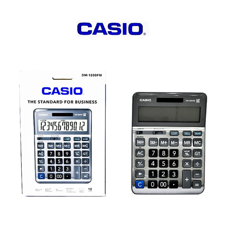CASIO DM-1200FM Calculator - Mawahib Bookstore