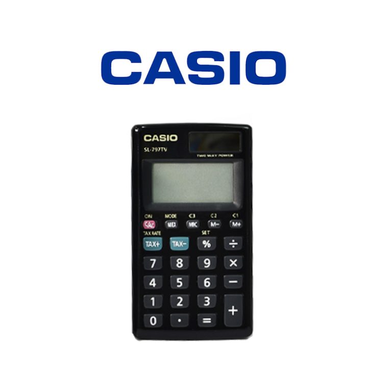 CASIO SL-797TV-BK Calculator - Mawahib Bookstore