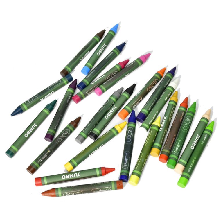 Roco Jumbo Crayons (12 Colors) - Mawahib Bookstore