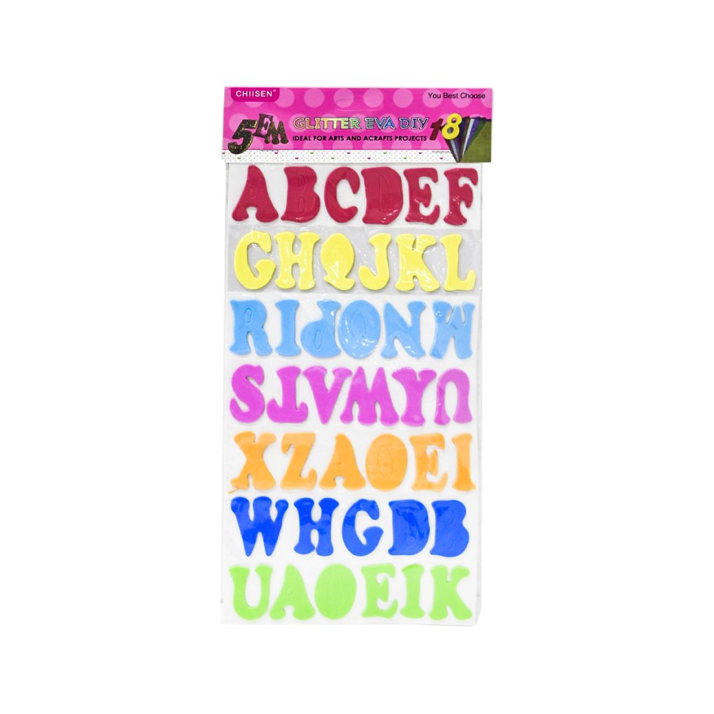 CHIISEN English Letters Stickers - Mawahib Bookstore