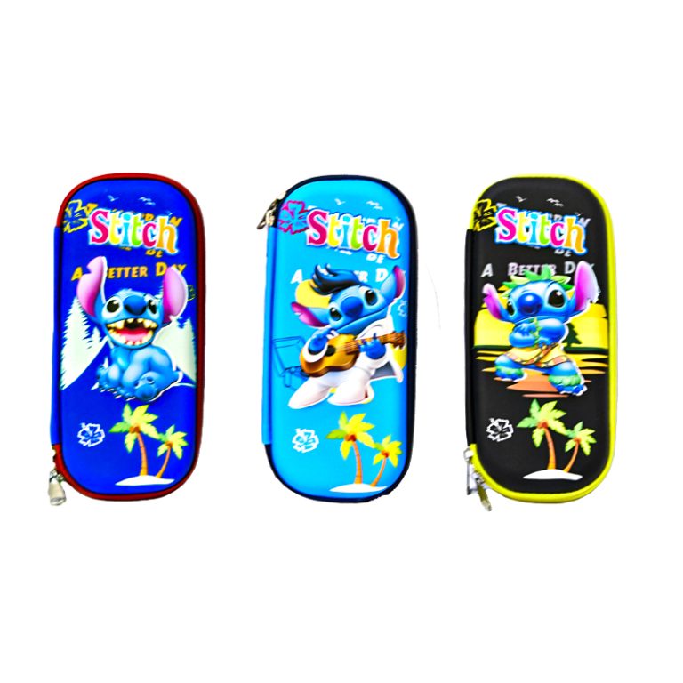 STITCH school supplies pencil case - Mawahib Bookstore