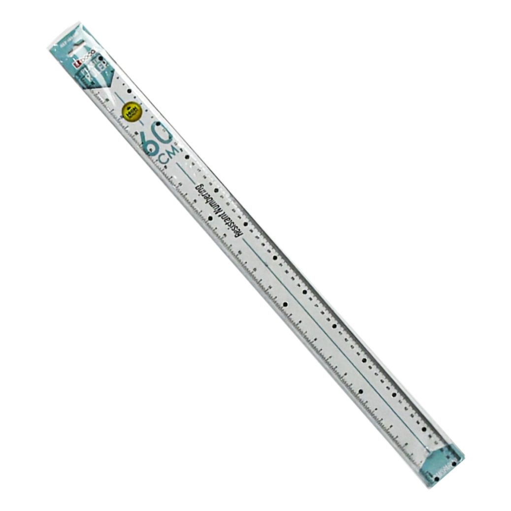 Transparent Plastic Ruler 60 cm - Mawahib Bookstore