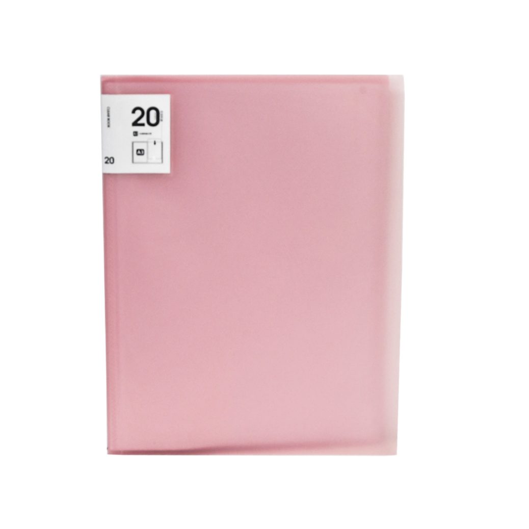 20 Pockets A3 Transparent File - Mawahib Bookstore