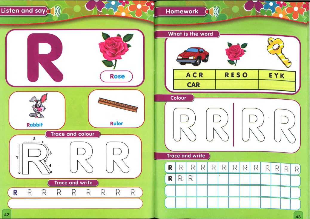 تعلم الانجليزيه My First Letter A.B.C (1) - مكتبة المواهب